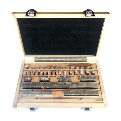 47pcs Set 1 Grade 0 Grade Inspection Block Gauge Test Caliper Blocks Measurement Instruments