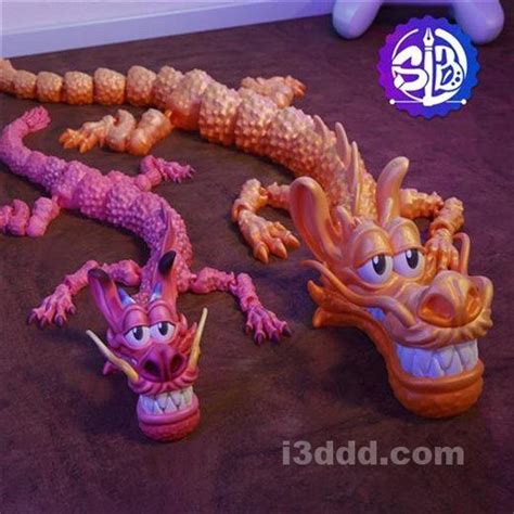 【花木兰】木须龙 图3d 打印