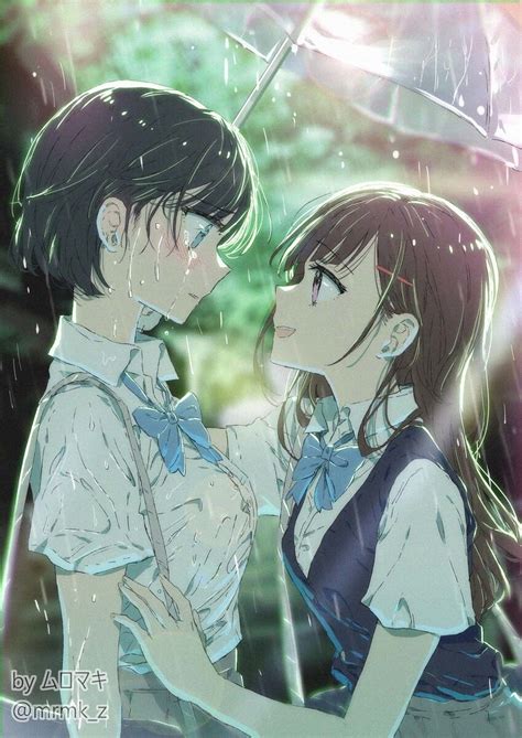 骤雨的单相思百合yuri 插画世界
