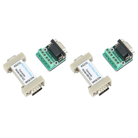2x 232 Rs232 Serial To Rs485 Rs422 485 422 Converter Compatible Eia Rs232c Standard And Rs485