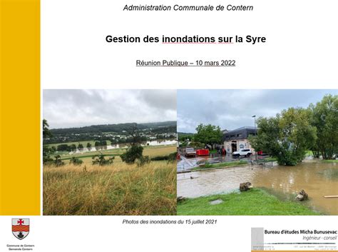 Gestion Des Inondations Sur La Syre Contern
