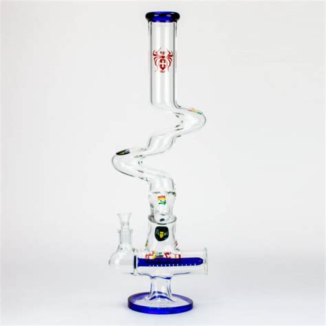 21 Xtream Kink Zong Inline Diffuser Glass Water Bong