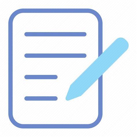 Edit Alter Censor Correct Document Icon Download On Iconfinder