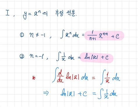 삼각함수 적분 지수함수 적분 적분법 네이버 블로그