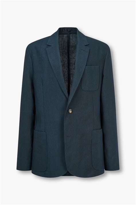 Paul Smith폴스미스 노치트 라펠 린넨 싱글 자켓 Sivillage 에스아이빌리지