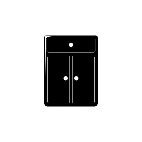 Cupboard Vector Icon Illustration 23200455 Vector Art At Vecteezy