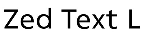 Zed Text Fontstand News