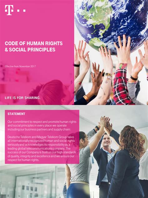 Code Of Human Rights Social Principles Eng Pdf Employment Human