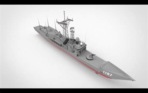 Cheng Kung Class Frigate 3d Model Cgtrader