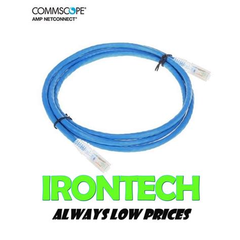 Commscope Genuine UTP Lan Cable Assembly Rj Cat Cat Blue Meter Shopee