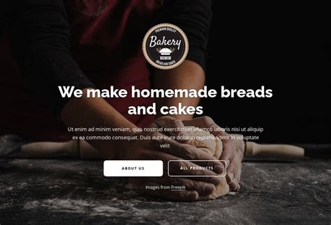 Hand Crafted Traditional Bread WordPress Theme By Nicepage