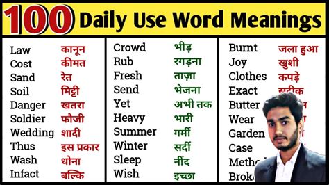 Hindi Words Meaning