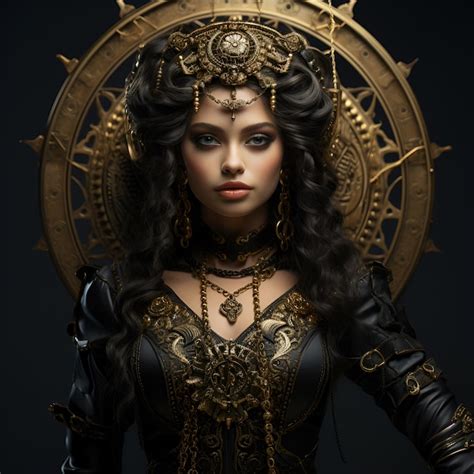 3d Render Of Dark Fantasy Character Premium Ai Generated Image