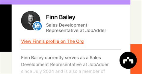 Finn Bailey Sales Development Representative At Jobadder The Org