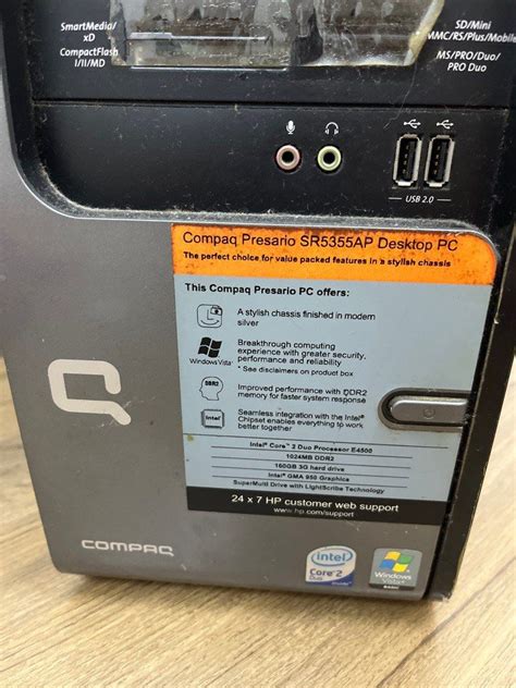 Compac Cpu With Motherboard And Dvd Writer Computers And Tech Desktops