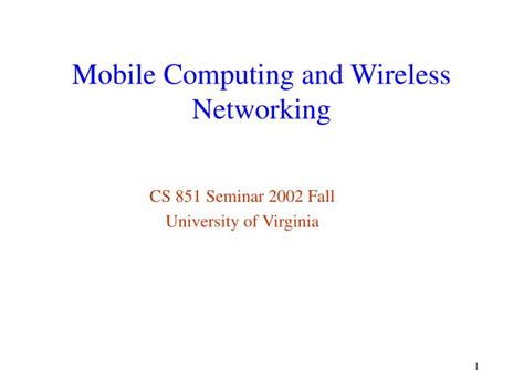 Ppt Mobile Computing And Wireless Networking Powerpoint Presentation Id3765384