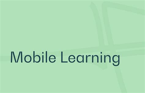 Mobile Learning Defining The Learning Experience Revolution Edusign