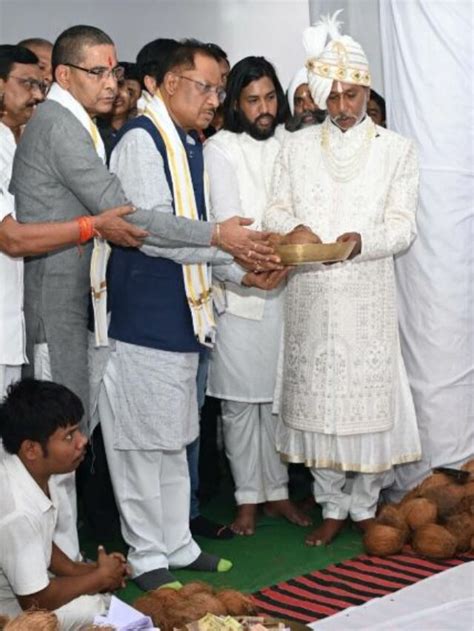 Cm Vishnu Deo Sai At Bhandarpuri Dham सीएम विष्णु देव साय ने