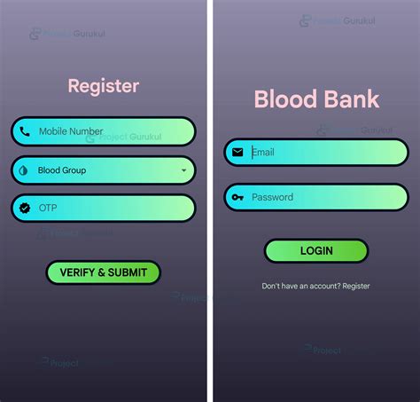 Android Blood Bank App Save Lives Anywhere Anytime Project Gurukul