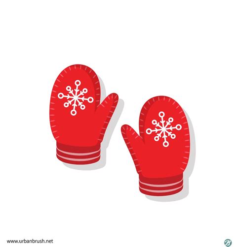 벙어리장갑 일러스트 Ai 무료다운로드 Free Vector Mitten Download 어반브러시