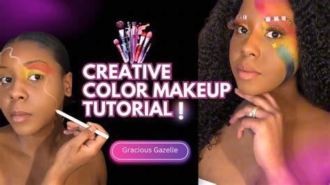 Creative Colorful Makeup Tutorial Makeupislove Creativemakeup Youtube