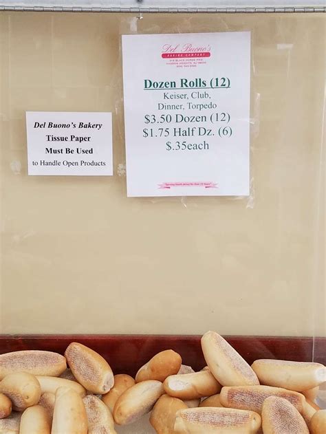 Del Buonos Bakery 303 S White Horse Pike Stratford Nj 08084