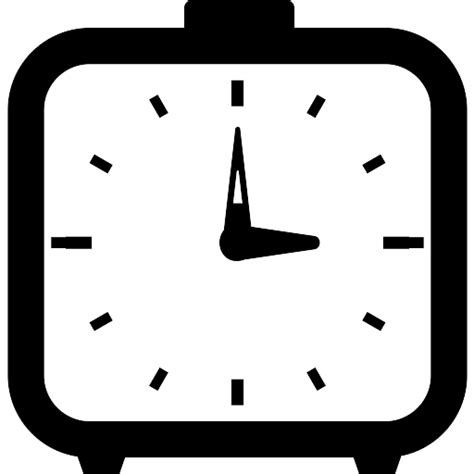 Square Type Alarm Clock Vector Svg Icon Svg Repo