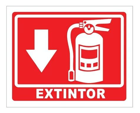Señalamiento De Extintor Set 25 Pzas De 20 X 25cm Envío Gratis
