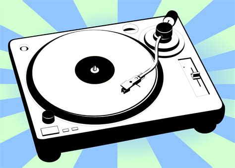 OnlineLabels Clip Art Turntable
