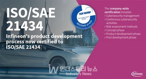 인피니언 반도체 업계 최초 ‘isosae 21434 인증 취득