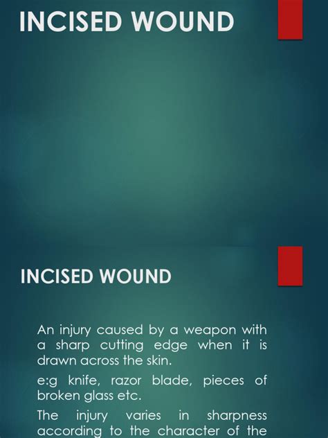 Traumatology 4 Incised Wound Pdf Wound Wound Healing