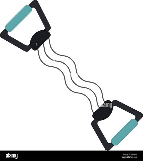 Resistance Band Exercising Gym Fitness Stock Vector Image And Art Alamy