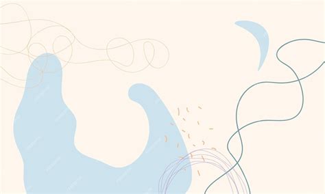 Premium Vector Set Of Abstract Vector Illustration Circles Lines Curves Dots Pattern