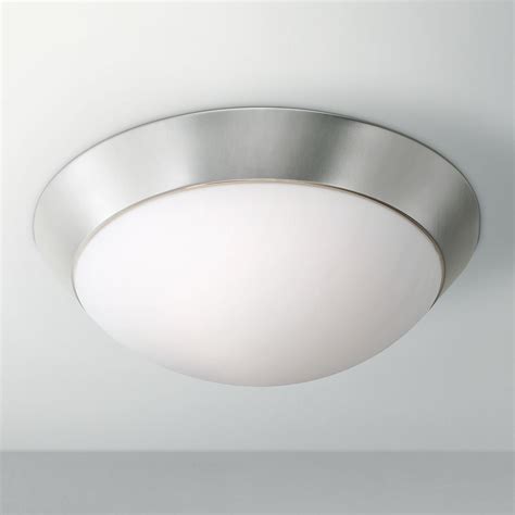 360 Lighting Modern Ceiling Light Flush Mount Fixture Brushed Nickel 13