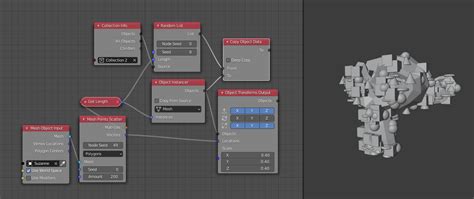 Python How Can I Randomly Instance And Distribute Objects From A Collection On A Mesh Using