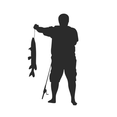 Pescador Pescador De Dibujos Animados De Pesca Pescador Con Peces Png
