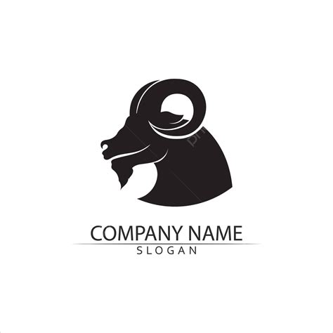 Template Icons App Featuring Buffalo Logo And Bull Horn Symbols Vector