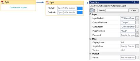 Pdf Automation Split Robility Docs