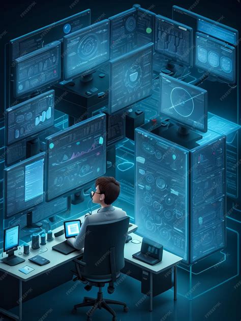 Premium Ai Image A Scene Showcasing A Team Of Software Developers