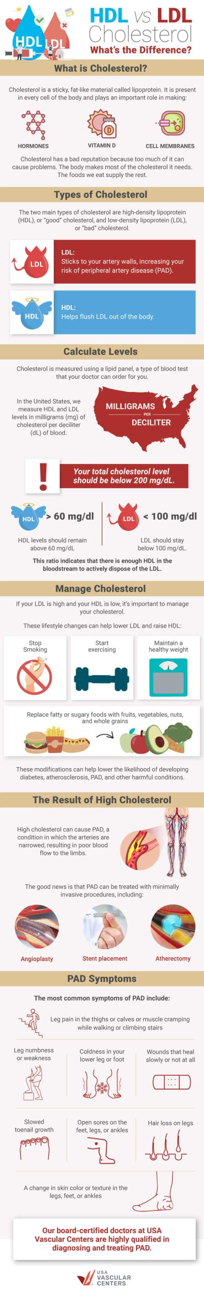 hdl vs ldl what s the difference usa vascular centers