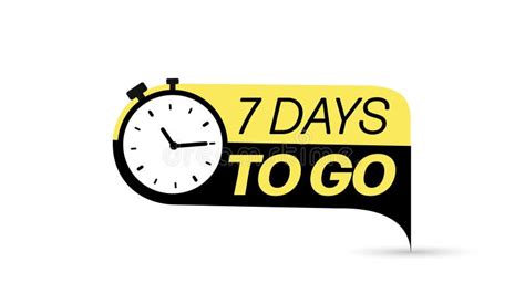 Days To Go Countdown Timer Clock Icon Time Icon Stock Video