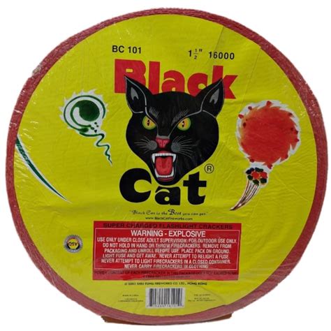 Black Cat Firecrackers 16000 Roll Usa Fireworks