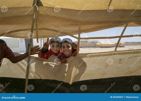 Al Zaatari Refugee Camp Editorial Photography Image Of Sirian 56394007