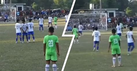 Nepal Footballer Imitates Roberto Carlos With Crazy Bending Free Kick