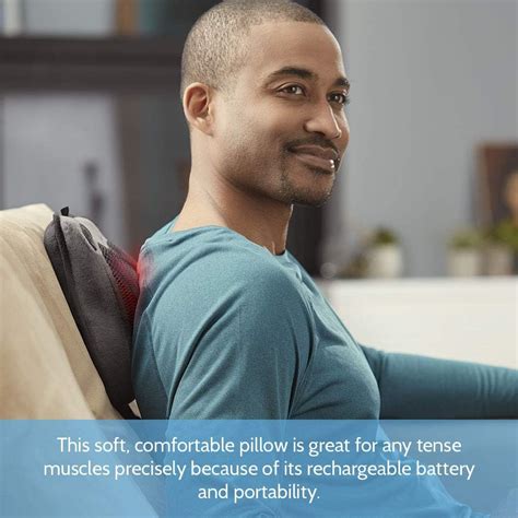 Homedics Cordless Shiatsu Massage Pillow Review Stress Relief Massage