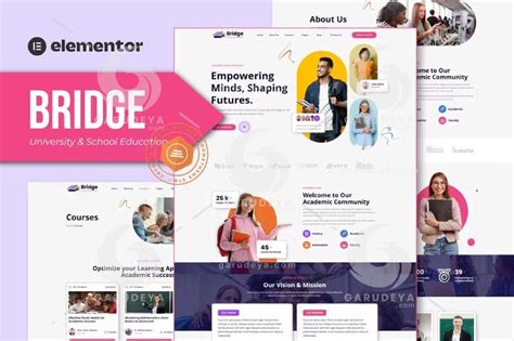 Bridge University And School Education Elementor Template Kit