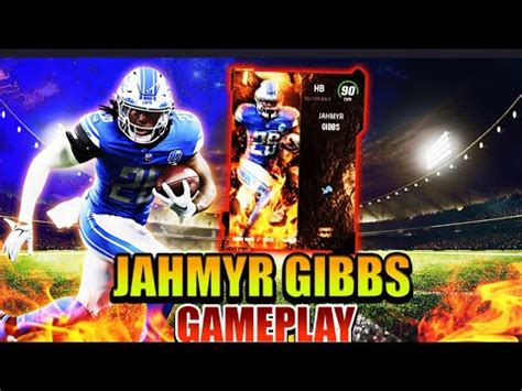 ANGRY RUNS JAHMYR GIBBS GAMEPLAY MADDEN 24 ULTIMATE TEAM YouTube