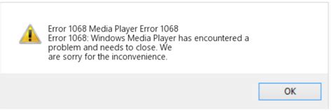 What Is Error 1068 On Windows Media Player Leawo Tutorial Center