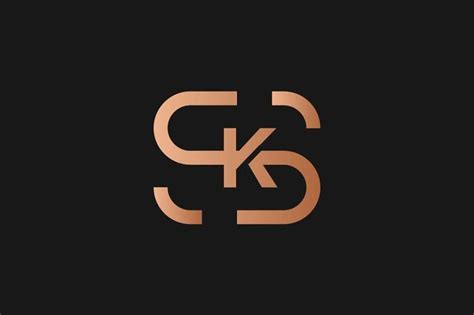 Sk Logo Company Names Vector File Brand Identity Create Yourself