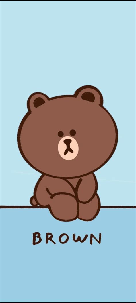 Pin By 에스더 첸 On Cute Bear Wallpaper Line Friends Iphone Wallpaper